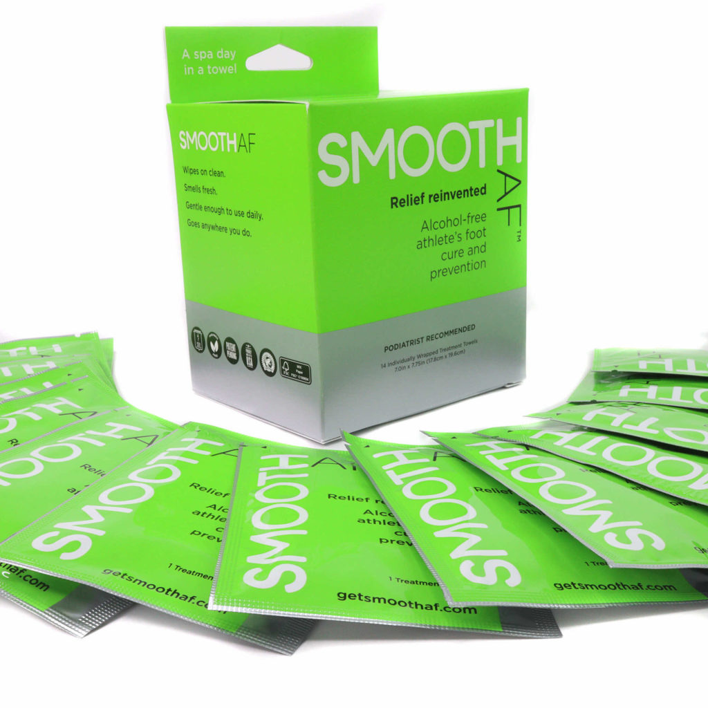 Smooth AF Medicated Athlete’s Foot Wipes - SmoothAF® - Alcohol-Free ...