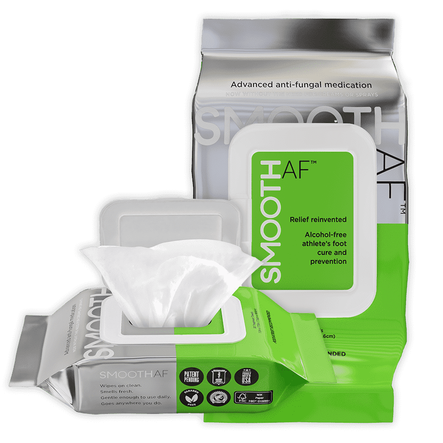 Smooth AF® - Alcohol Free Anti-Fungal Foot Wipes