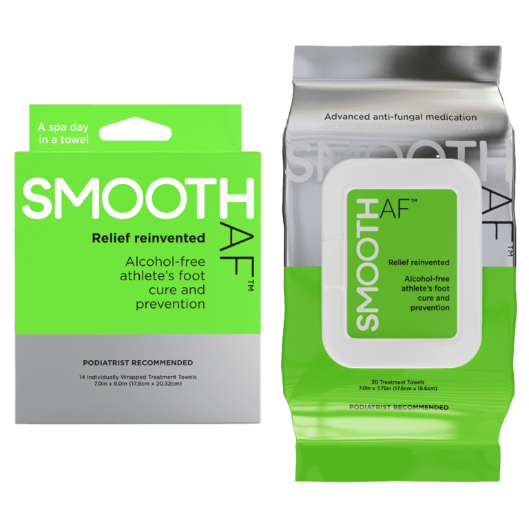 Smooth AF® - Alcohol Free Anti-Fungal Foot Wipes